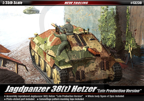 Battle-Models > Academy 13230 Jagdpanzer 38(t) Hetzer Late Production 1:35